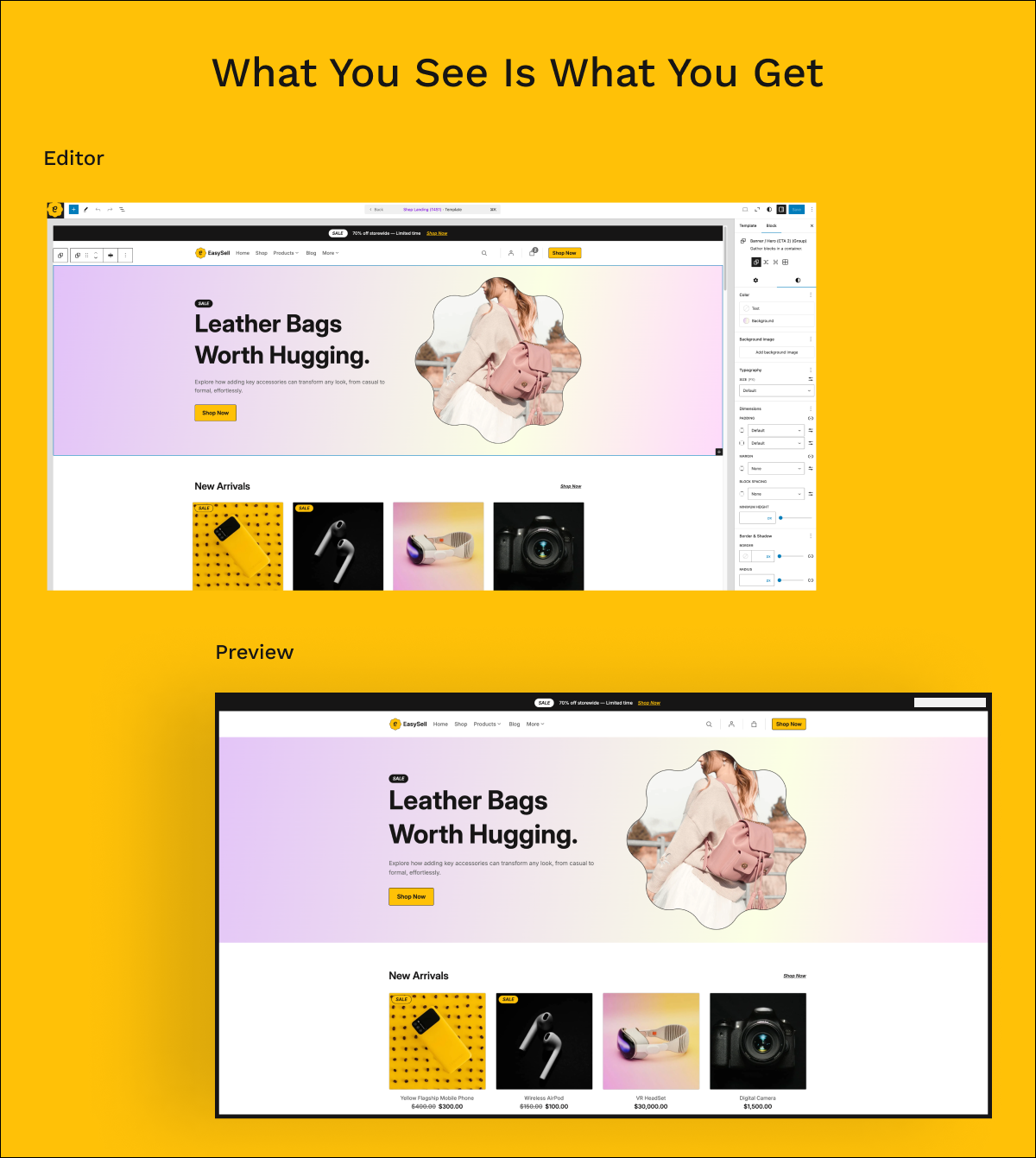 EasySell Block Theme - WooCommerce Marketplace