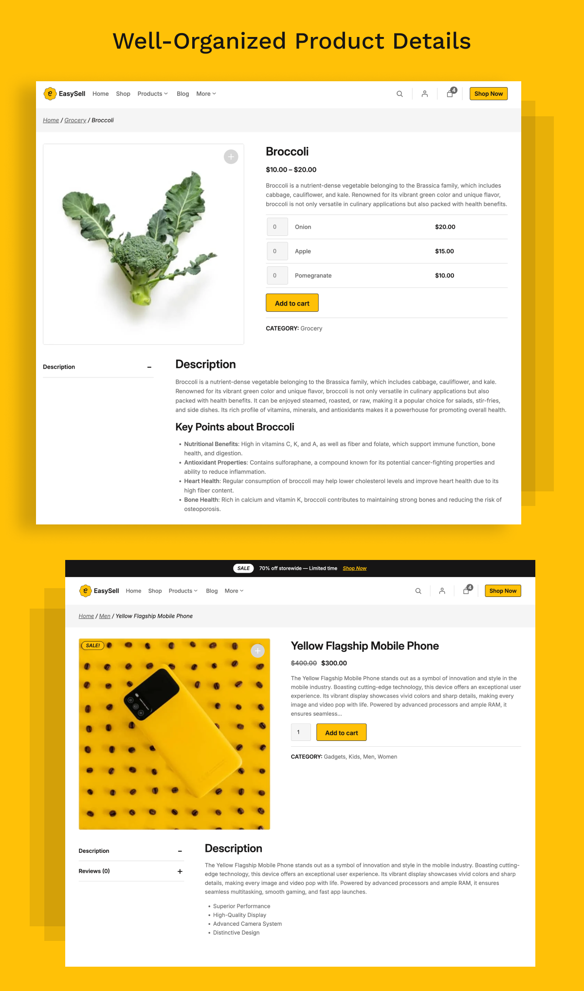 EasySell Block Theme - WooCommerce Marketplace