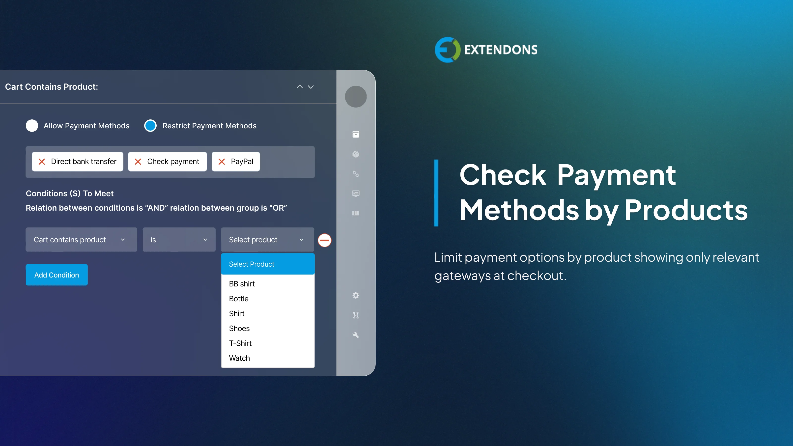 WooCommerce conditional payment gateways - Woo Marketplace