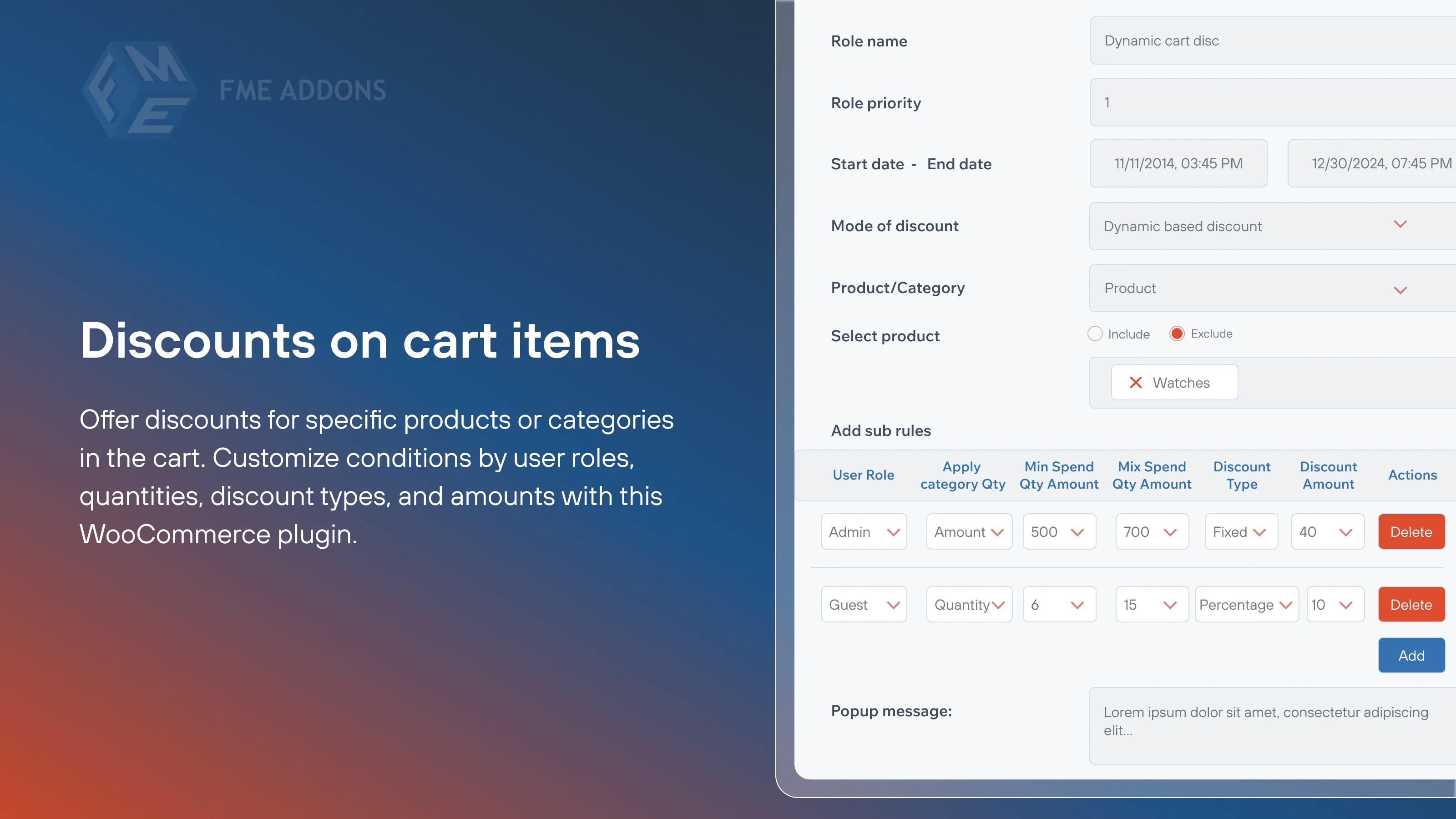 Quantity Discount, Breaks, & BOGO Offer - Woo Marketplace