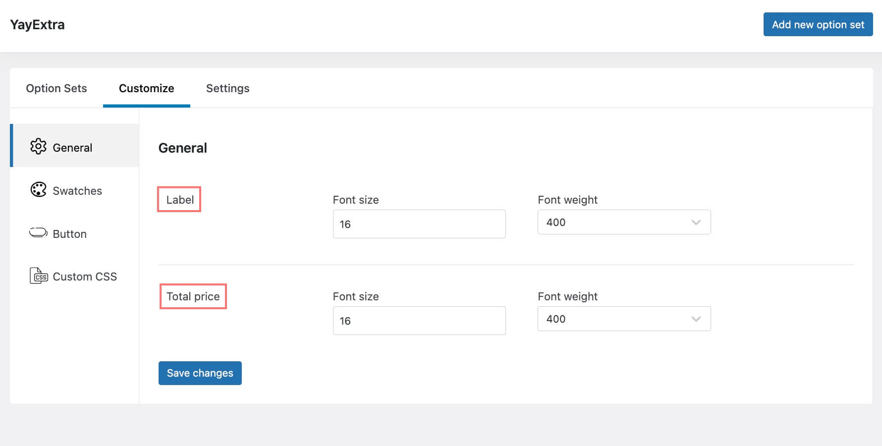 Extra Product Options for WooCommerce Documentation - WooCommerce