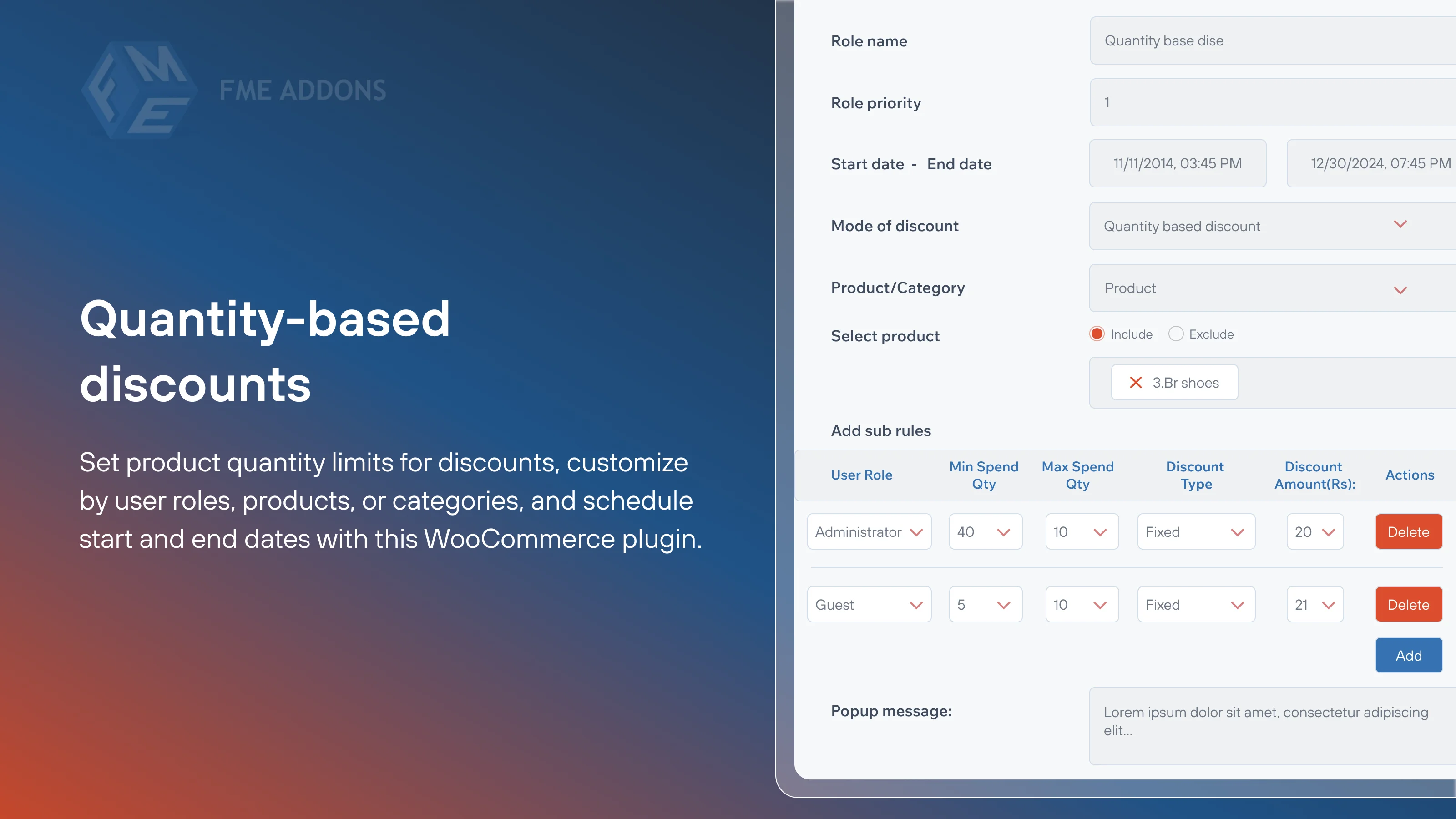 Quantity Discount, Breaks, & BOGO Offer - Woo Marketplace