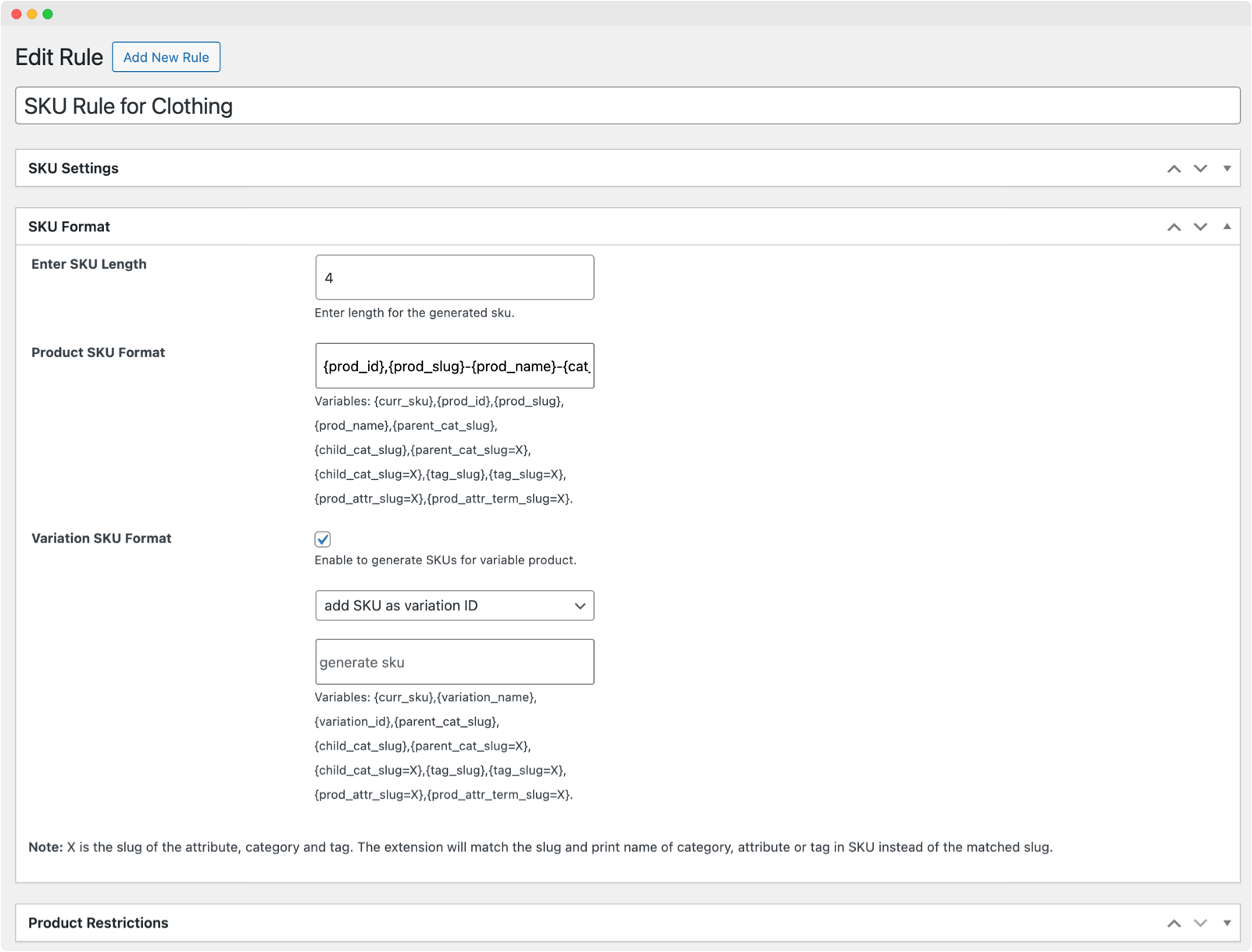 Bulk SKU Generator - WooCommerce Marketplace