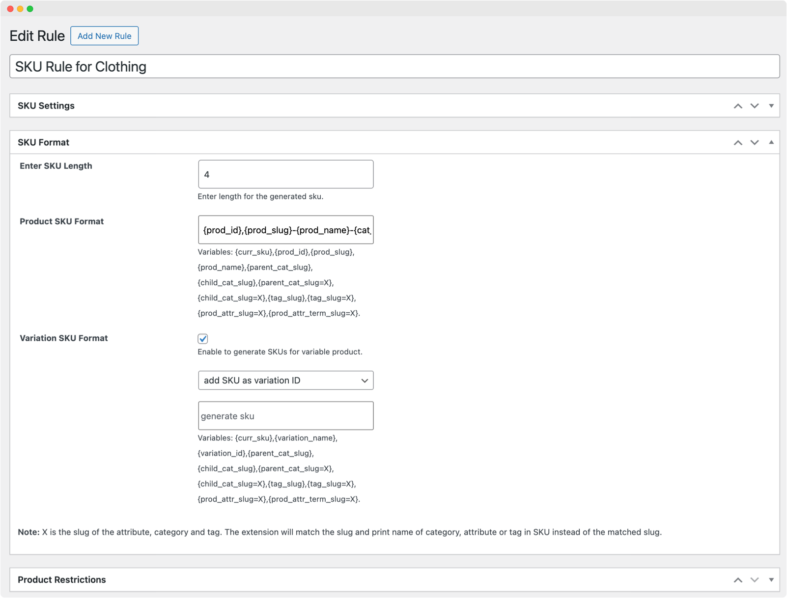 Bulk SKU Generator - WooCommerce Marketplace