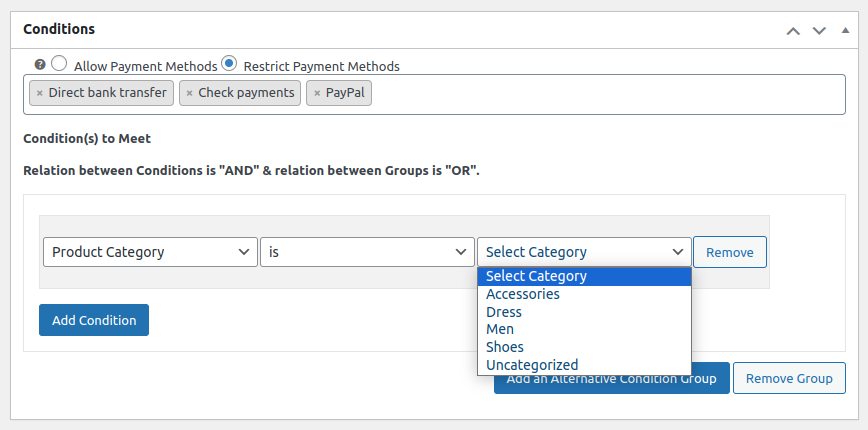 WooCommerce conditional payment gateways - Woo Marketplace