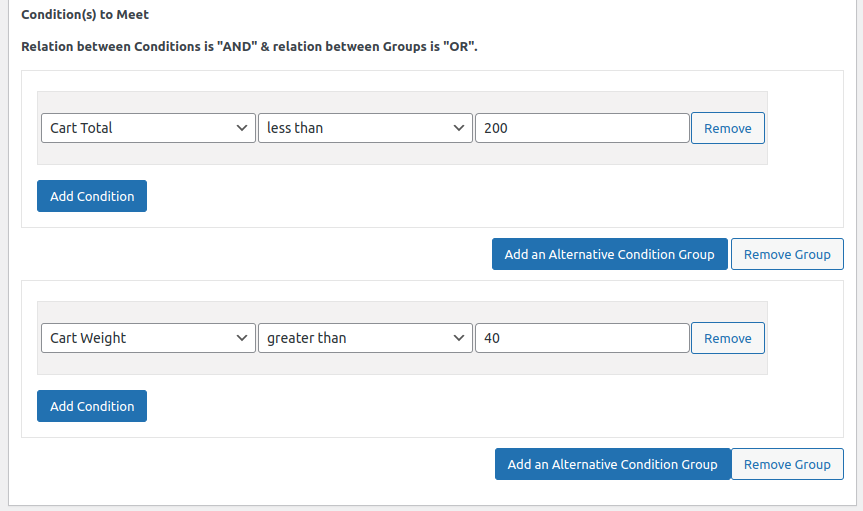 WooCommerce Conditional Payment Methods - Documentation