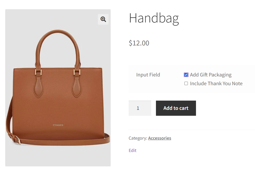 Product Input Fields - WooCommerce Marketplace