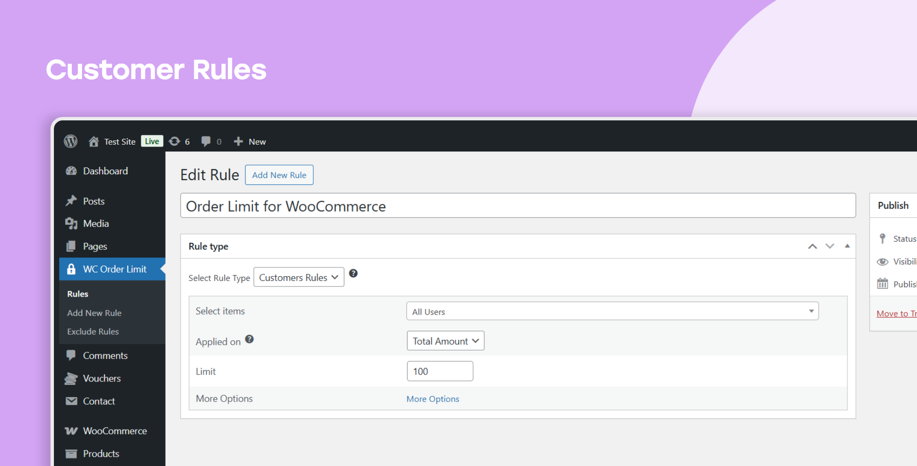 Order Limit for WooCommerce | Set Min/Max Product Quantities