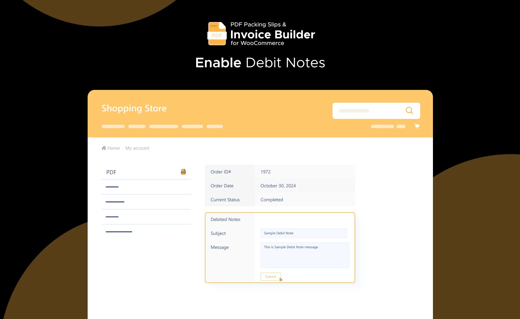 PDF Packing Slips & Invoice Builder for WooCommerce Plugin