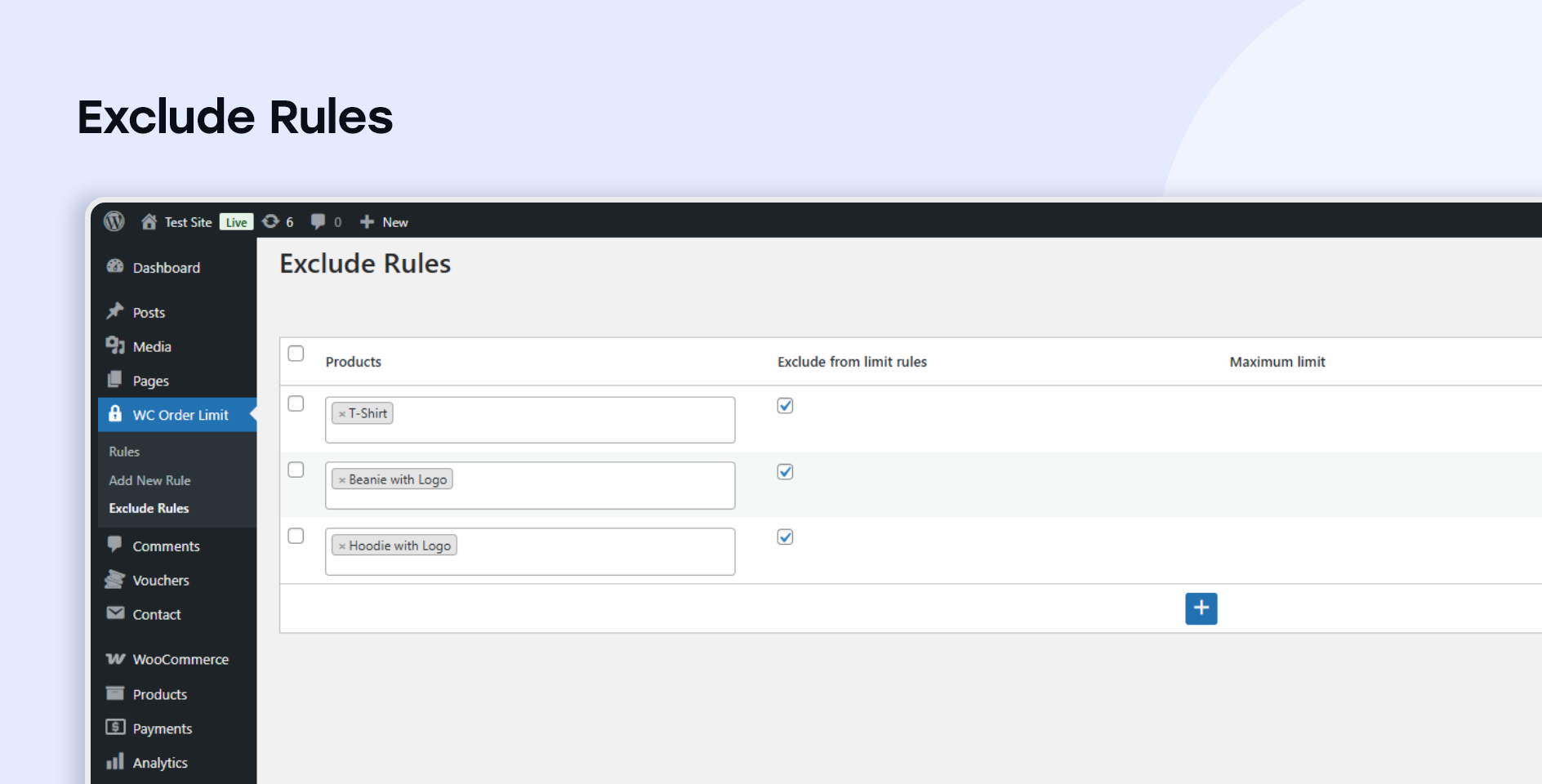 Order Limit for WooCommerce | Set Min/Max Product Quantities