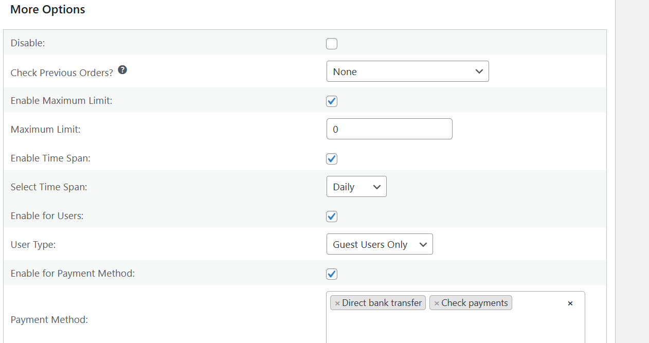 Order Limit For Woocommerce Documentation Woocommerce