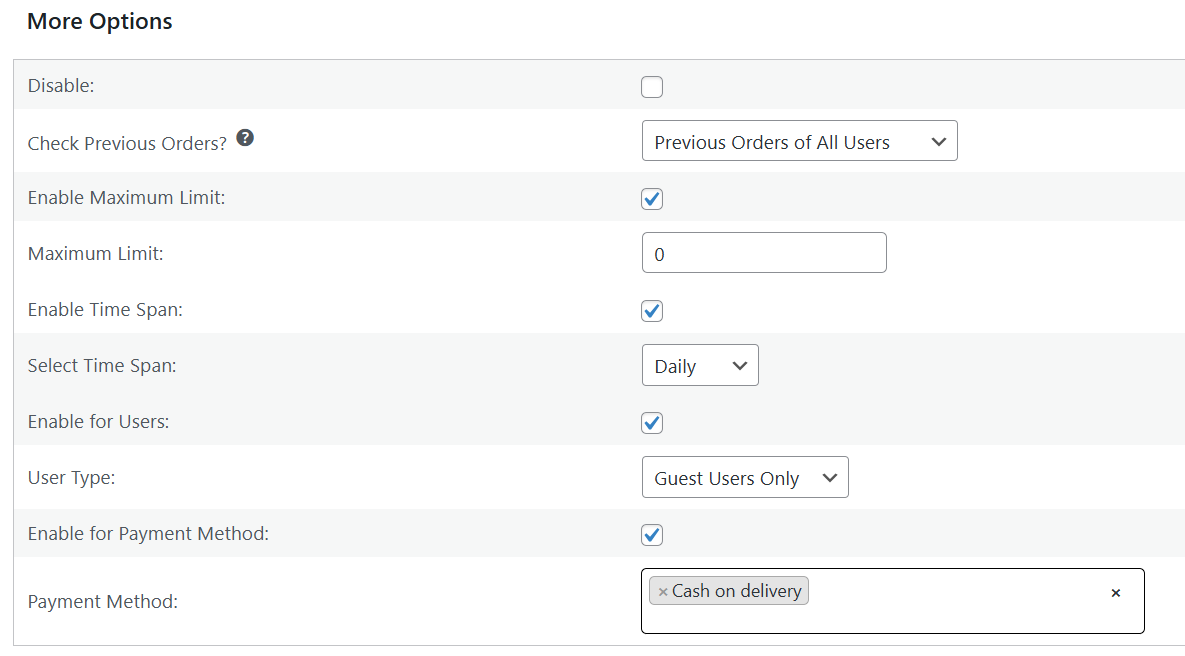 Order Limit for WooCommerce Documentation - WooCommerce