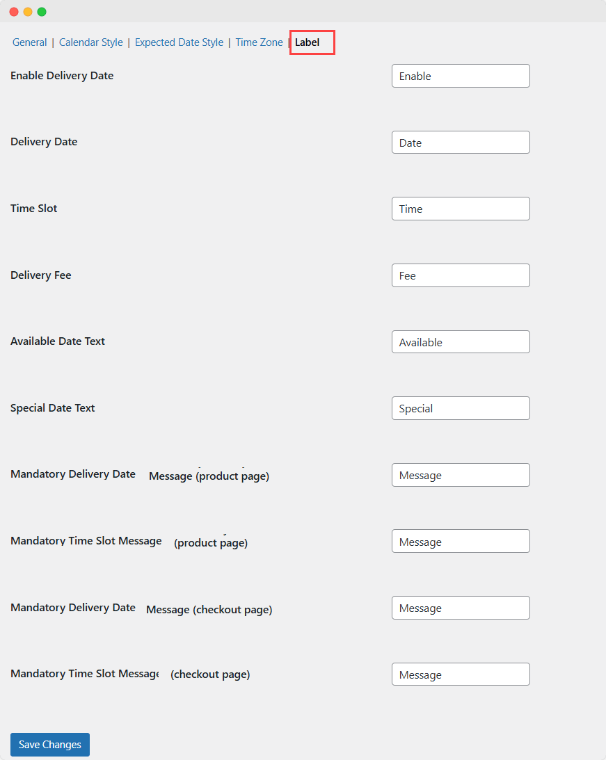 Order Delivery Date & Time Scheduler Documentation - WooCommerce