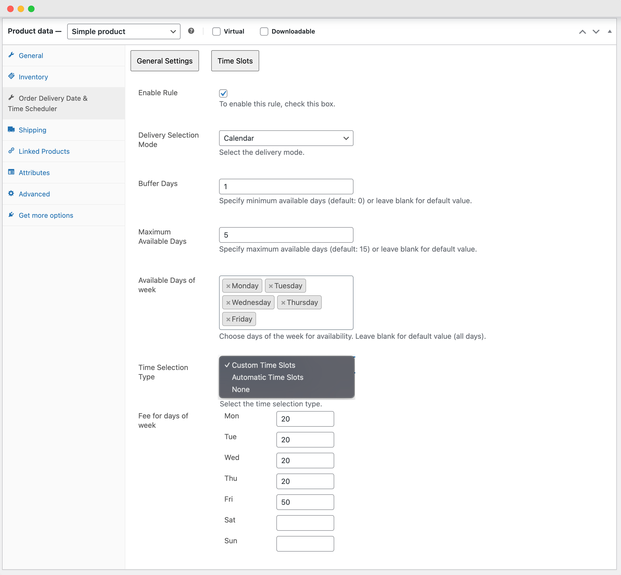Order Delivery Date & Time Scheduler Documentation - WooCommerce