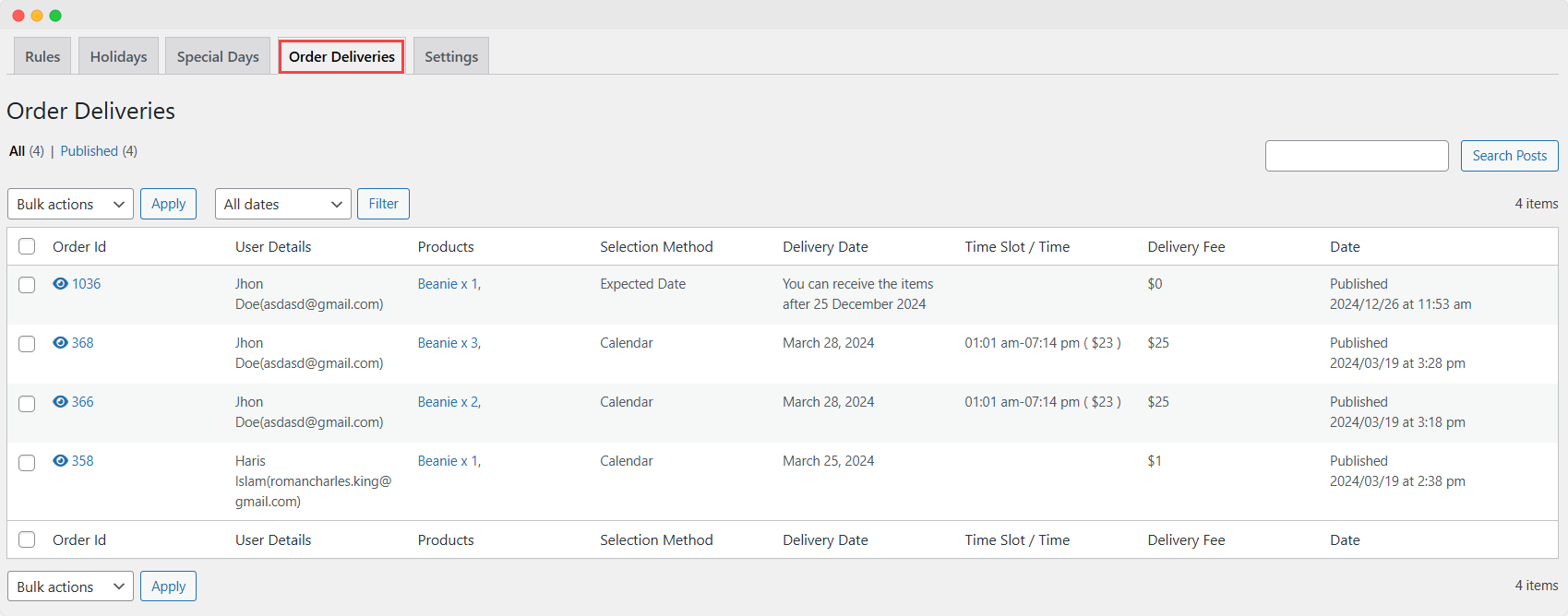 Order Delivery Date & Time Scheduler Documentation - WooCommerce