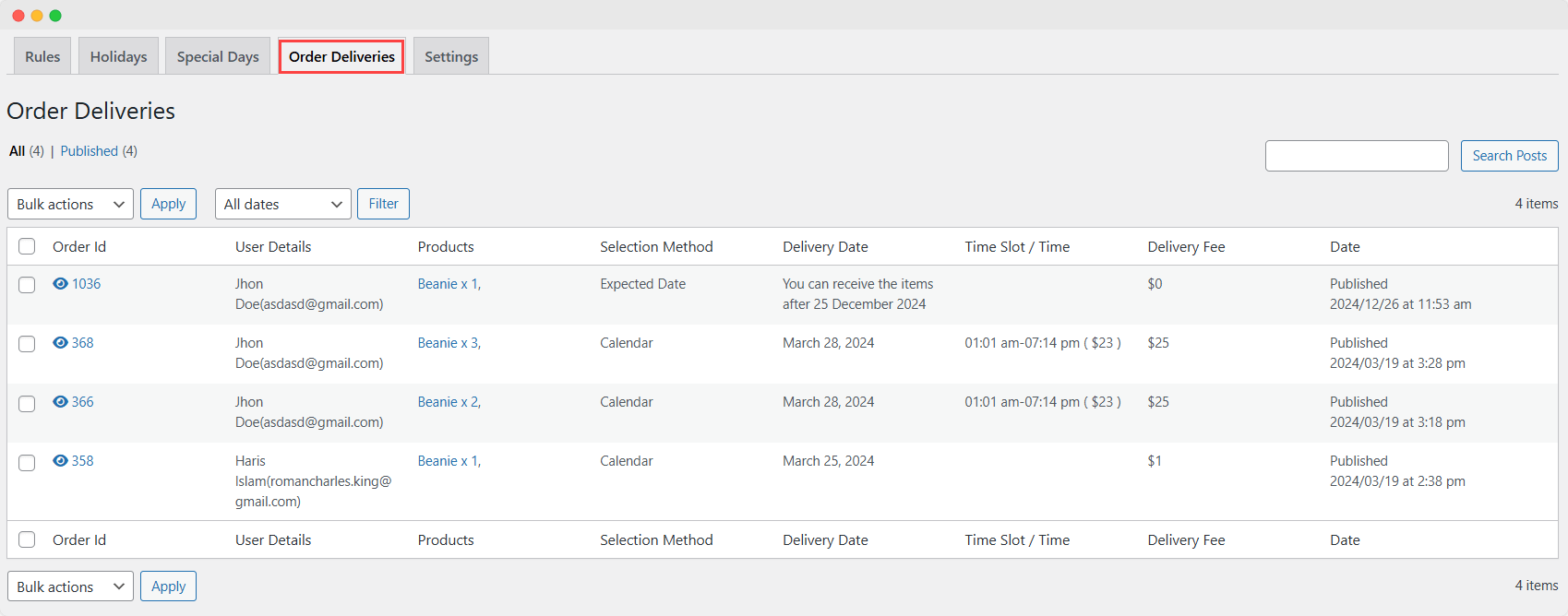 Order Delivery Date & Time Scheduler Documentation - WooCommerce