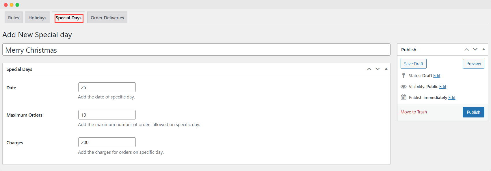 Order Delivery Date & Time Scheduler Documentation - WooCommerce