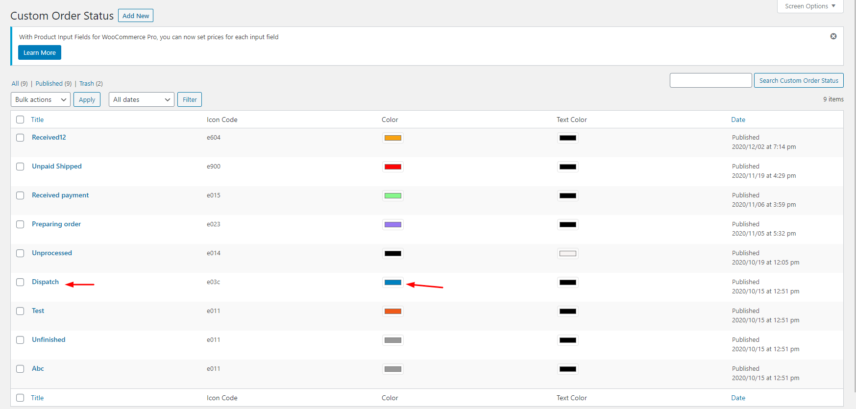 Add, Edit & Delete Custom Order Status Documentation - WooCommerce
