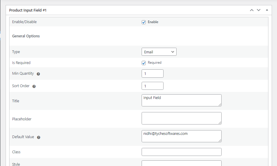 Product Input Fields Woocommerce Marketplace 7185