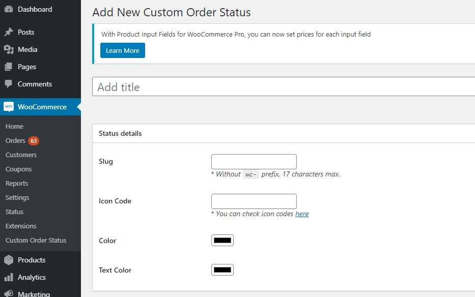 Add Edit And Delete Custom Order Status Documentation Woocommerce 9234