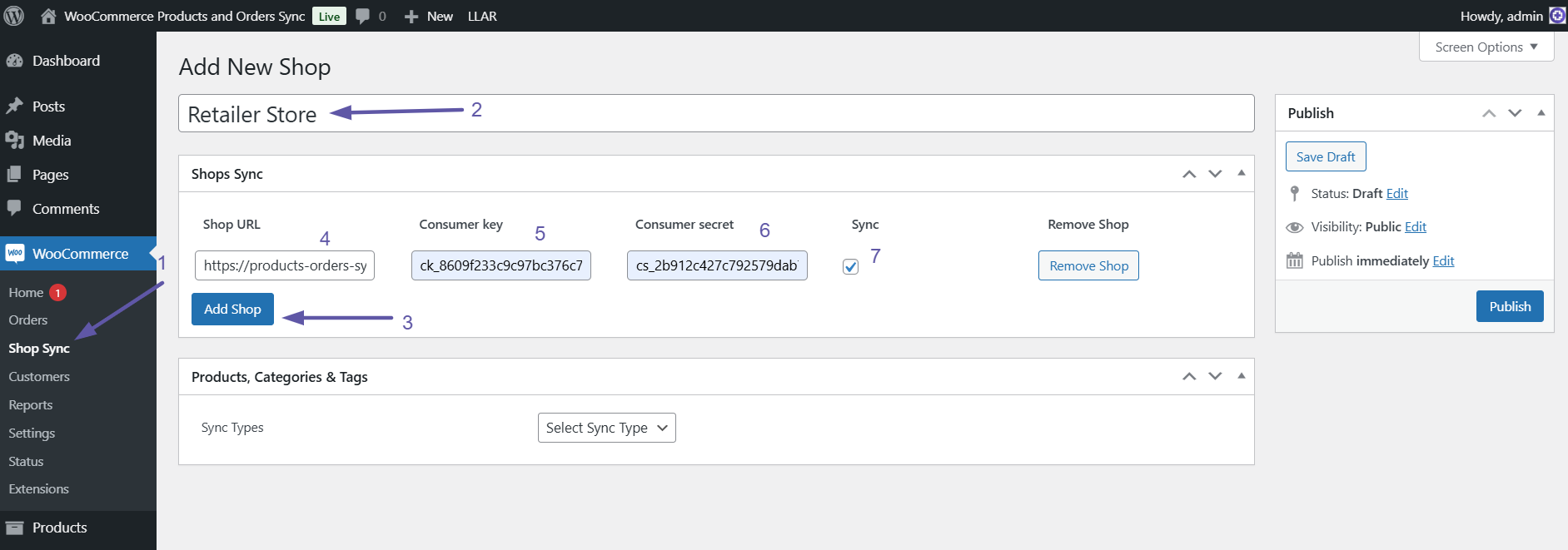 Products and Orders Sync Documentation - WooCommerce