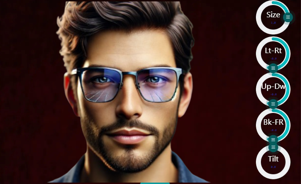 Virtual Try Glasses with Real time Adjustment | Woocommerce