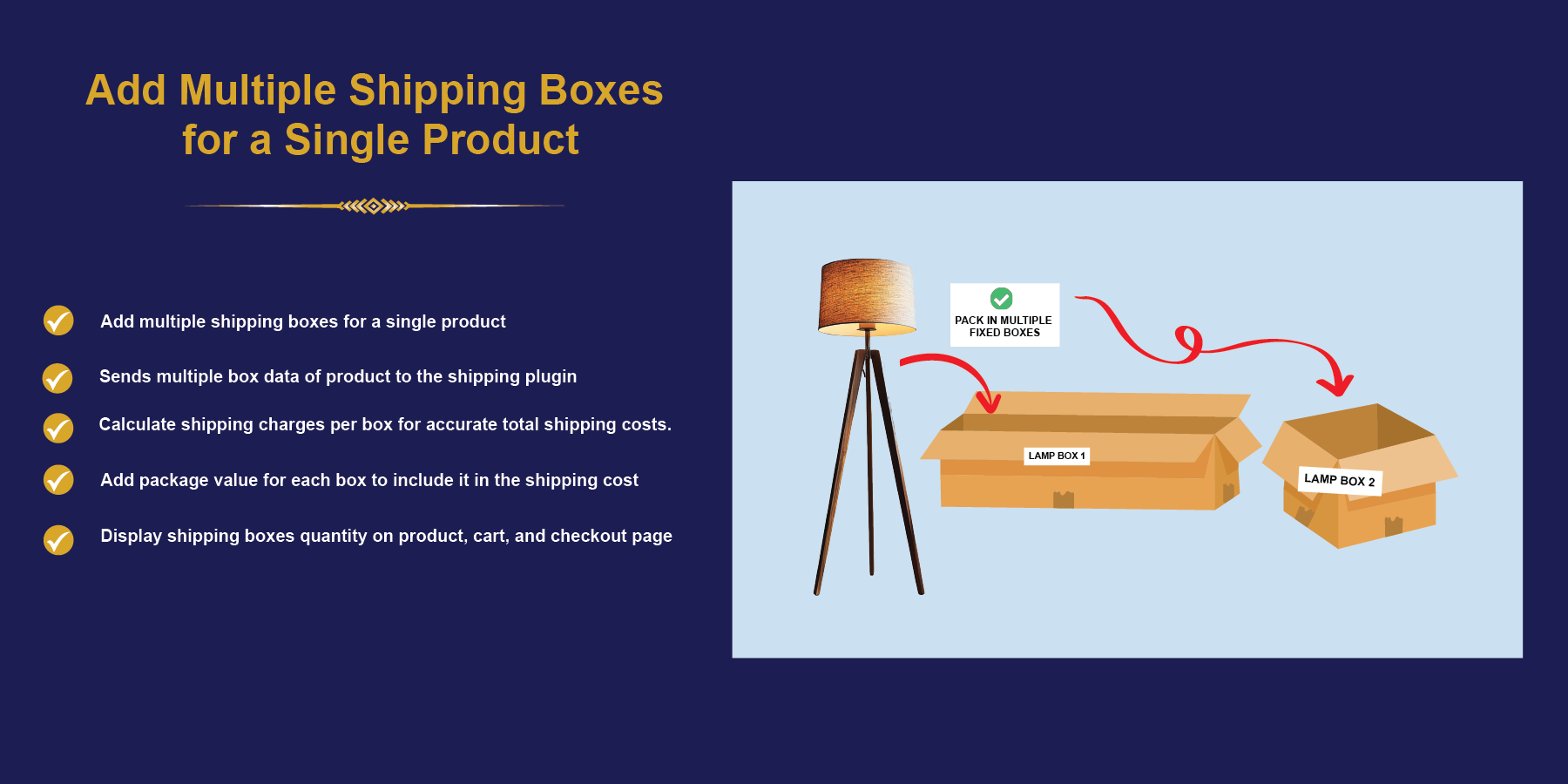Multiple Shipping Boxes Per Product for WooCommerce