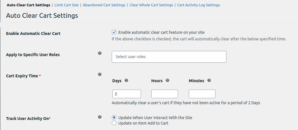 Smart Cart Manager - WooCommerce Marketplace