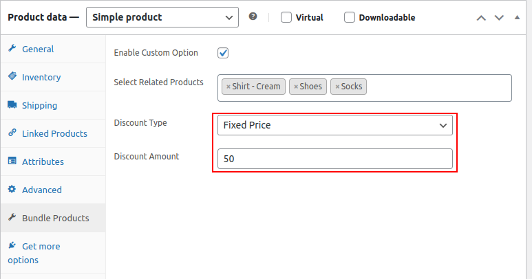 Bundle Products Discount - WooCommerce Marketplace
