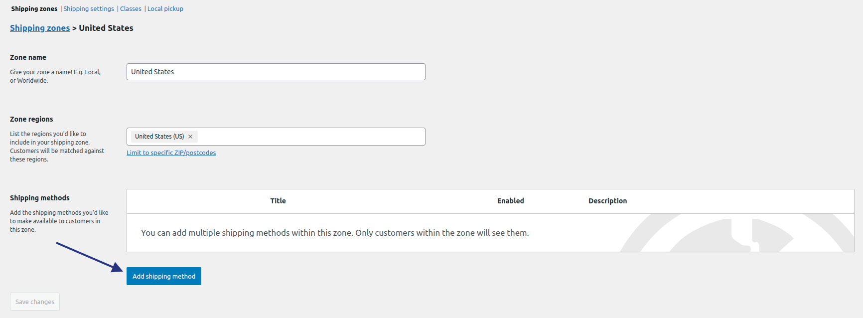 Conditional Shipping And Table Rates Documentation Woocommerce