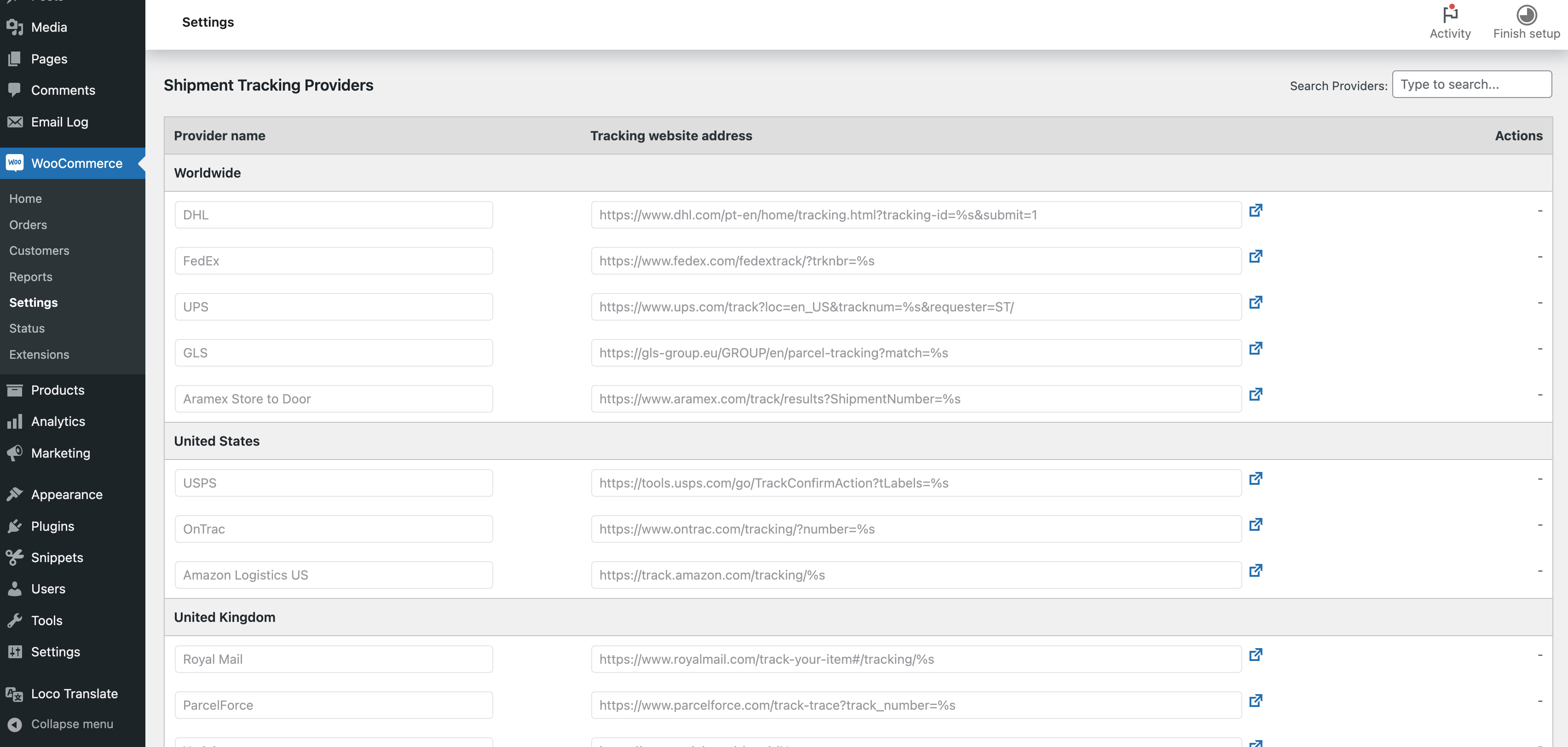 Order Shipment Tracking Documentation - WooCommerce