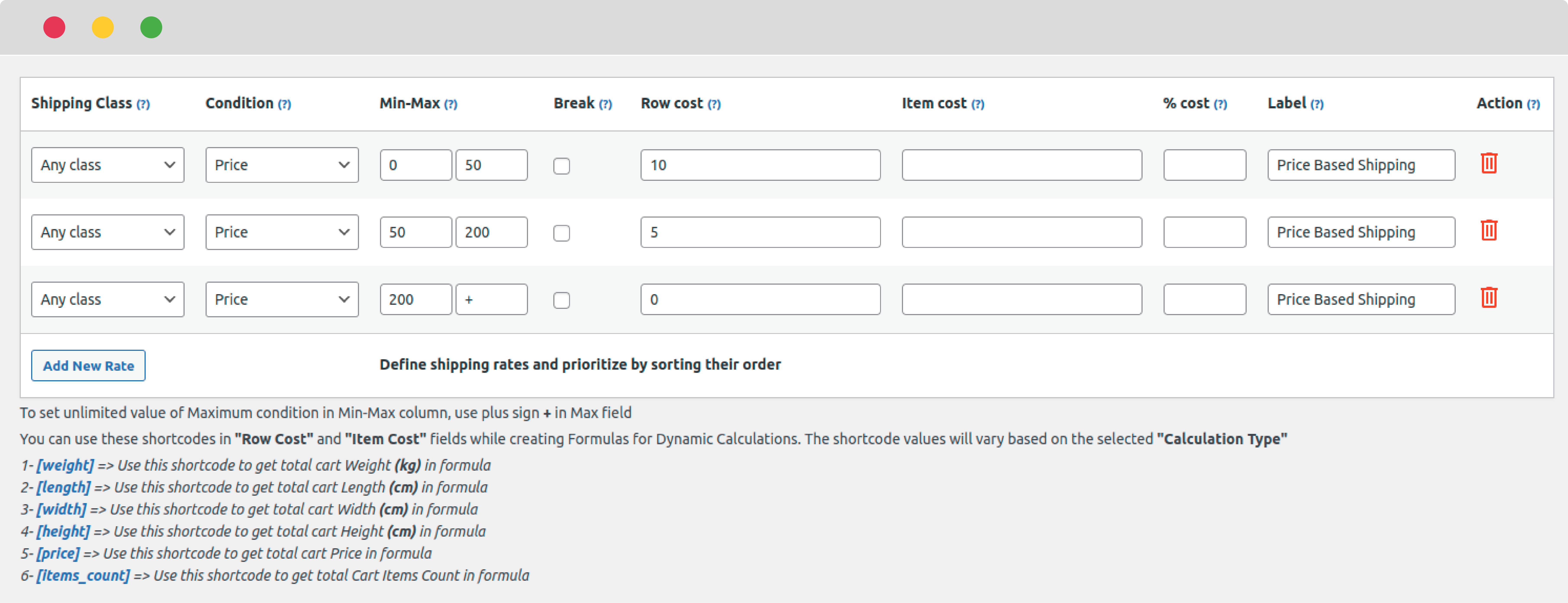 Conditional Shipping and Table Rates - WooCommerce Marketplace