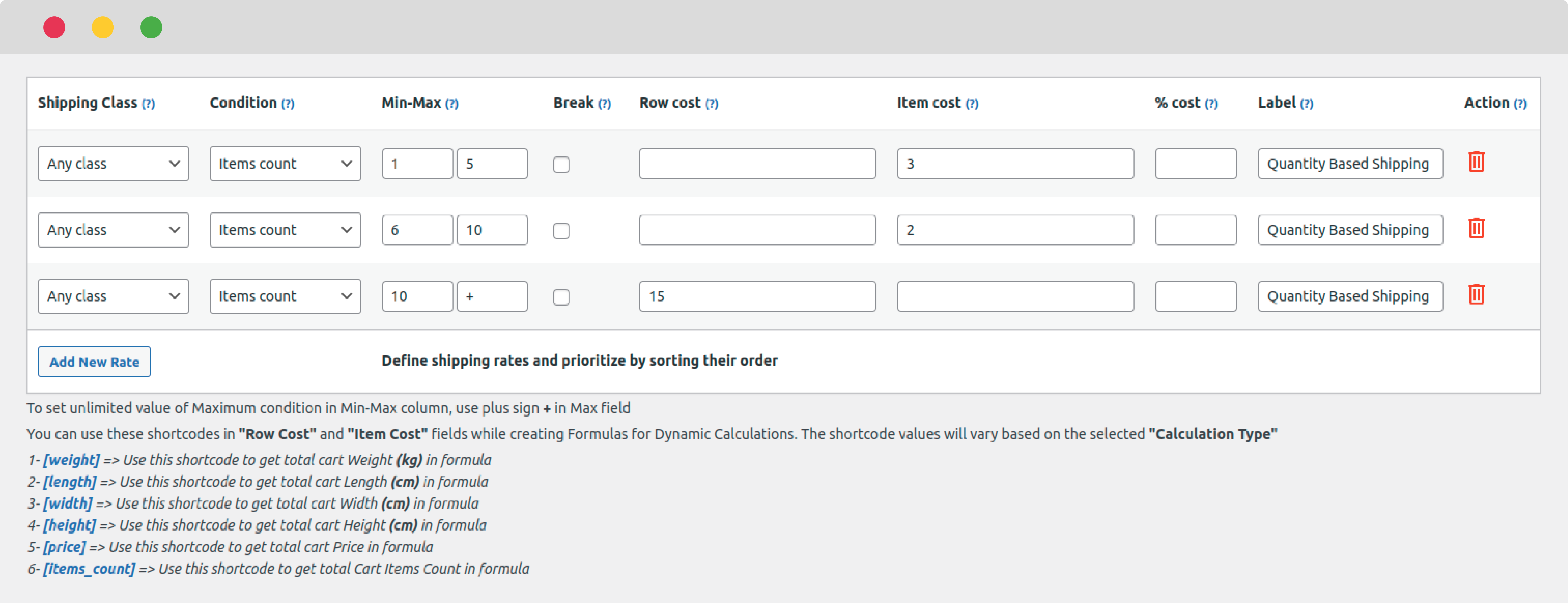 Conditional Shipping and Table Rates - WooCommerce Marketplace