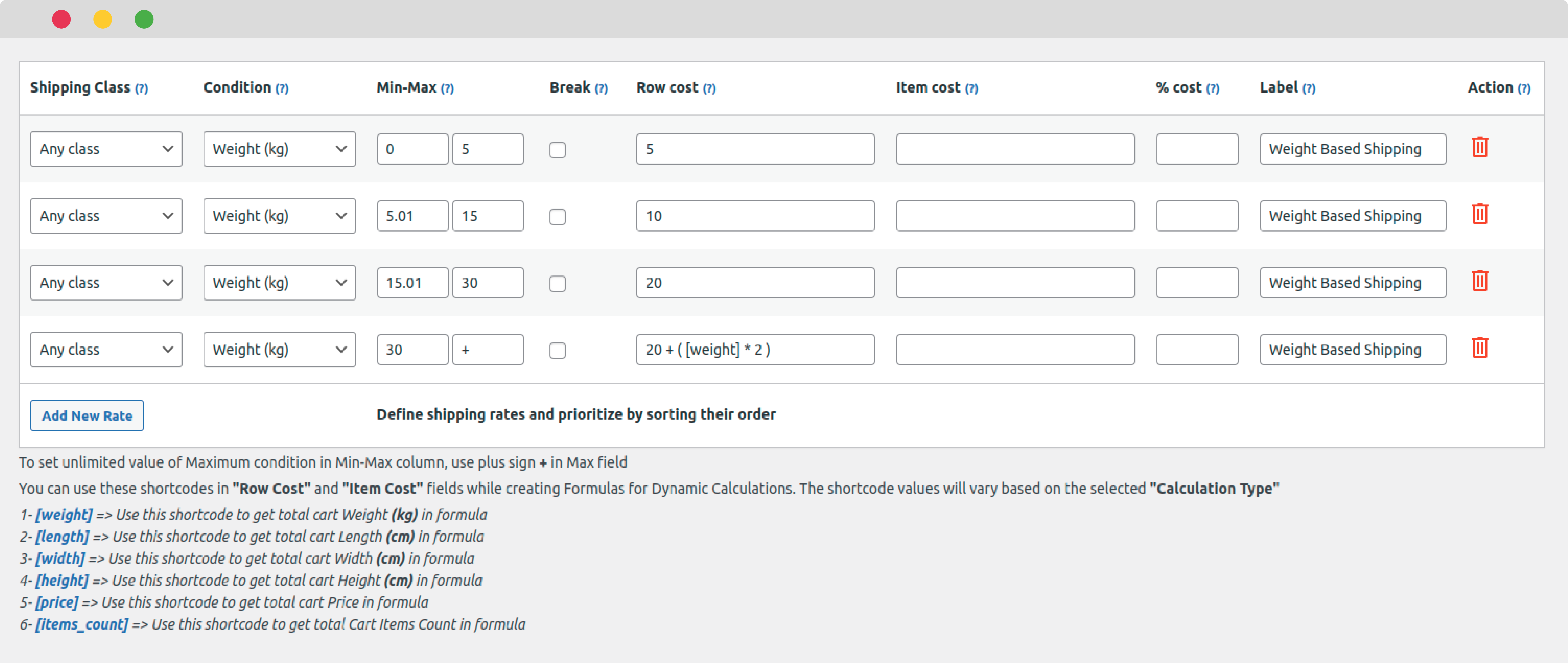 Conditional Shipping and Table Rates - WooCommerce Marketplace