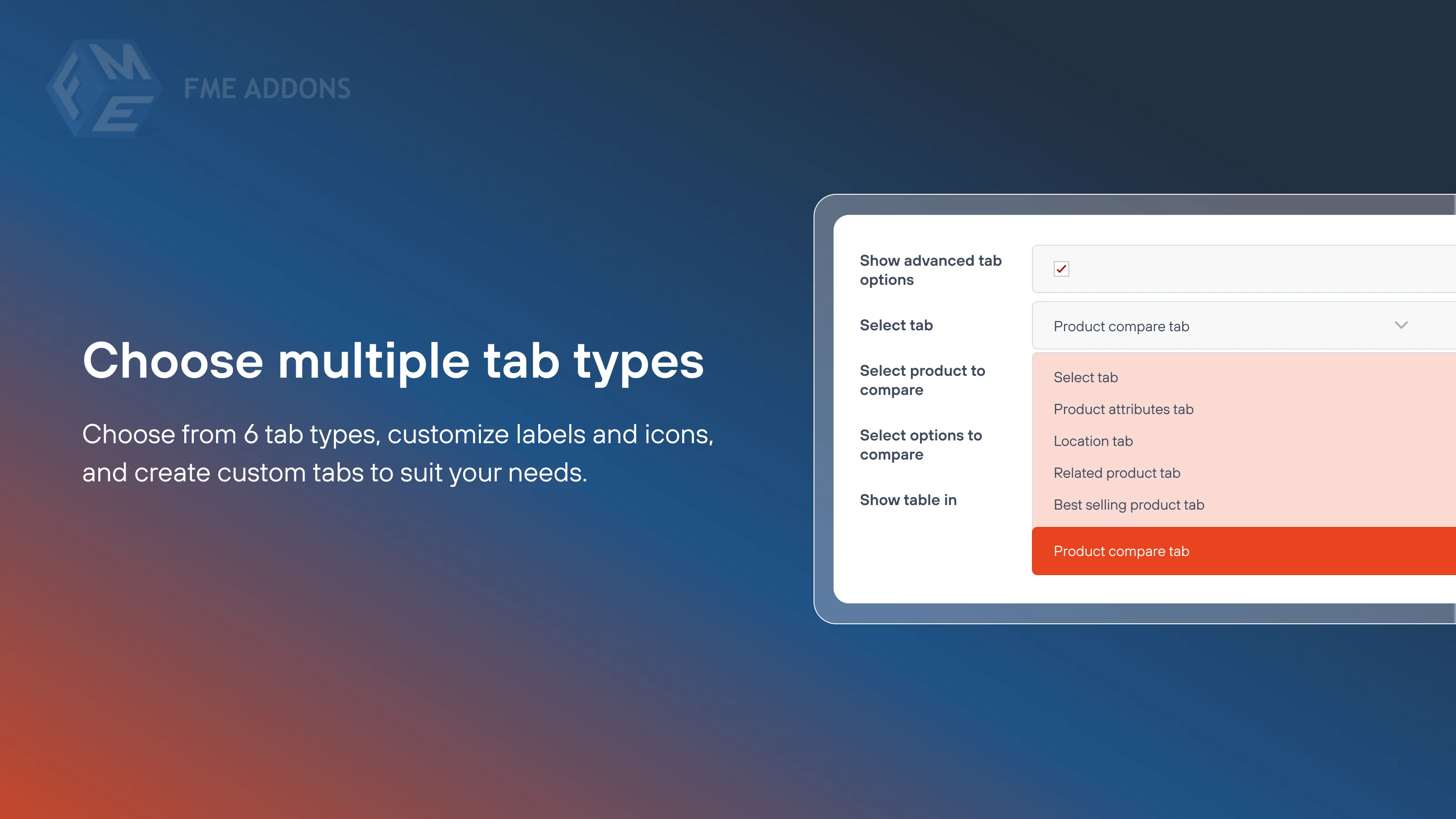 Custom Tabs and Product Compare - WooCommerce Marketplace