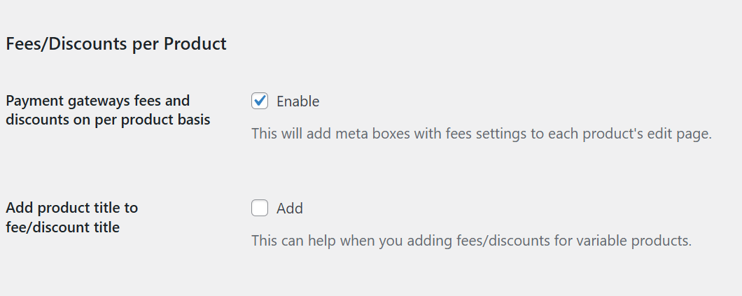 Payment Gateway Based Fees and Discounts Pro - WooCommerce Marketplace