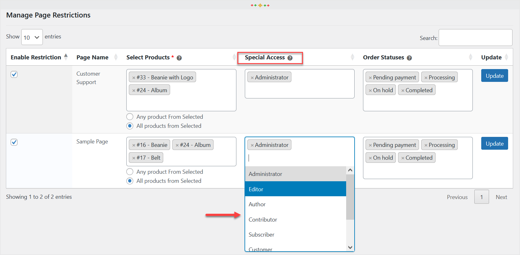 WooCommerce Pay for Post - Buy Product to Access Post & Pages