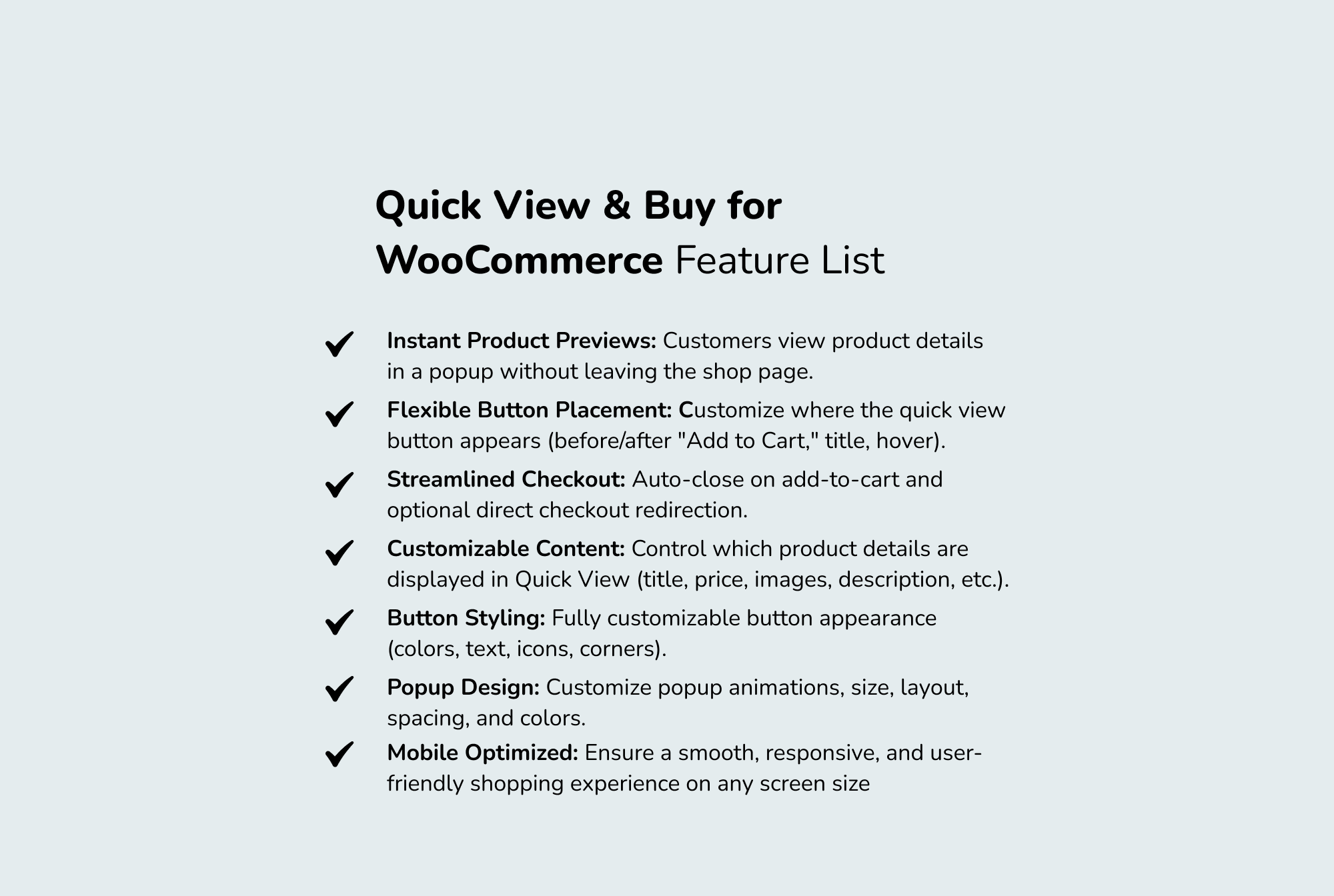 Quick View & Buy - WooCommerce Marketplace