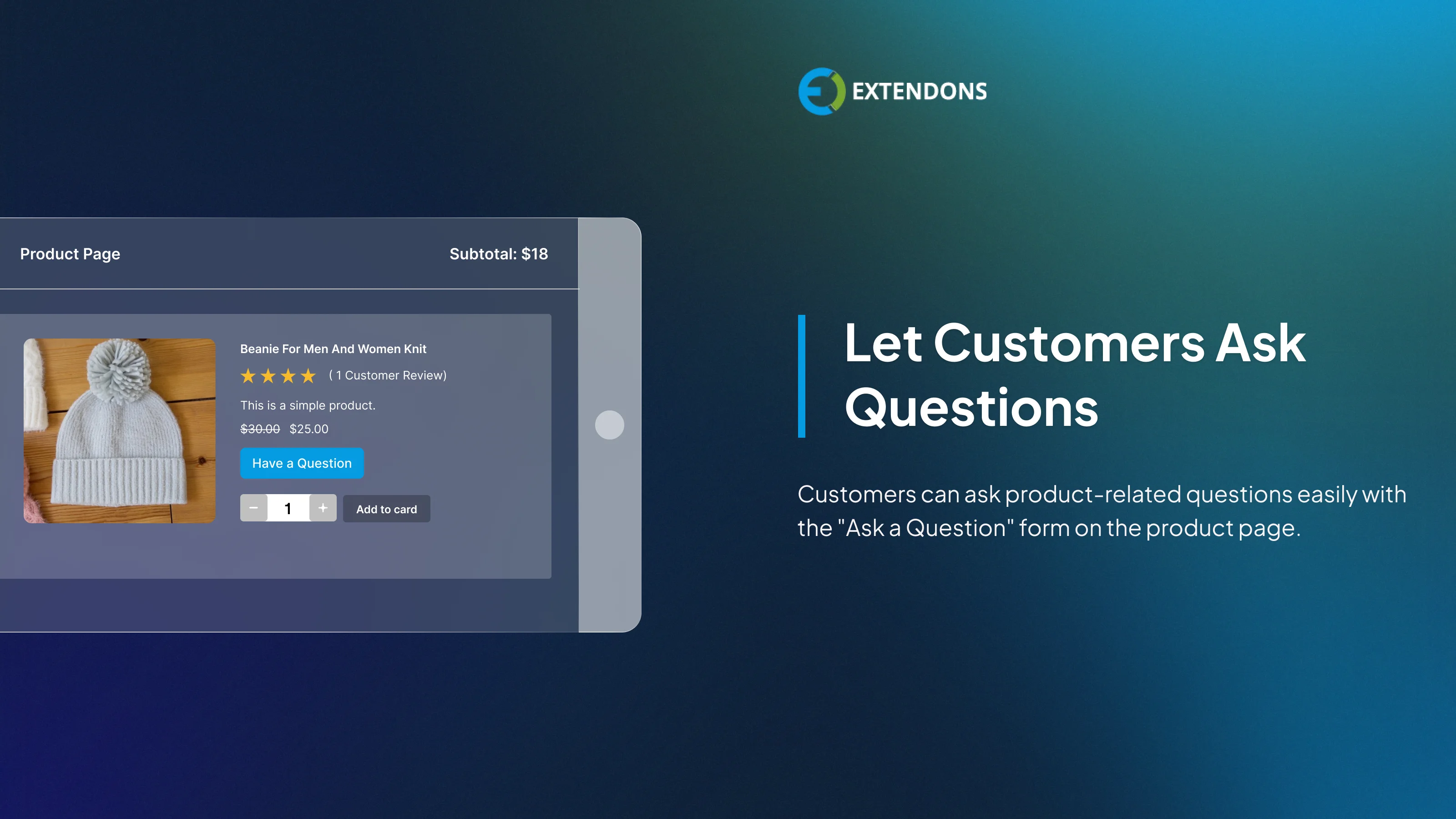 WooCommerce FAQ plugin - Woo Marketplace