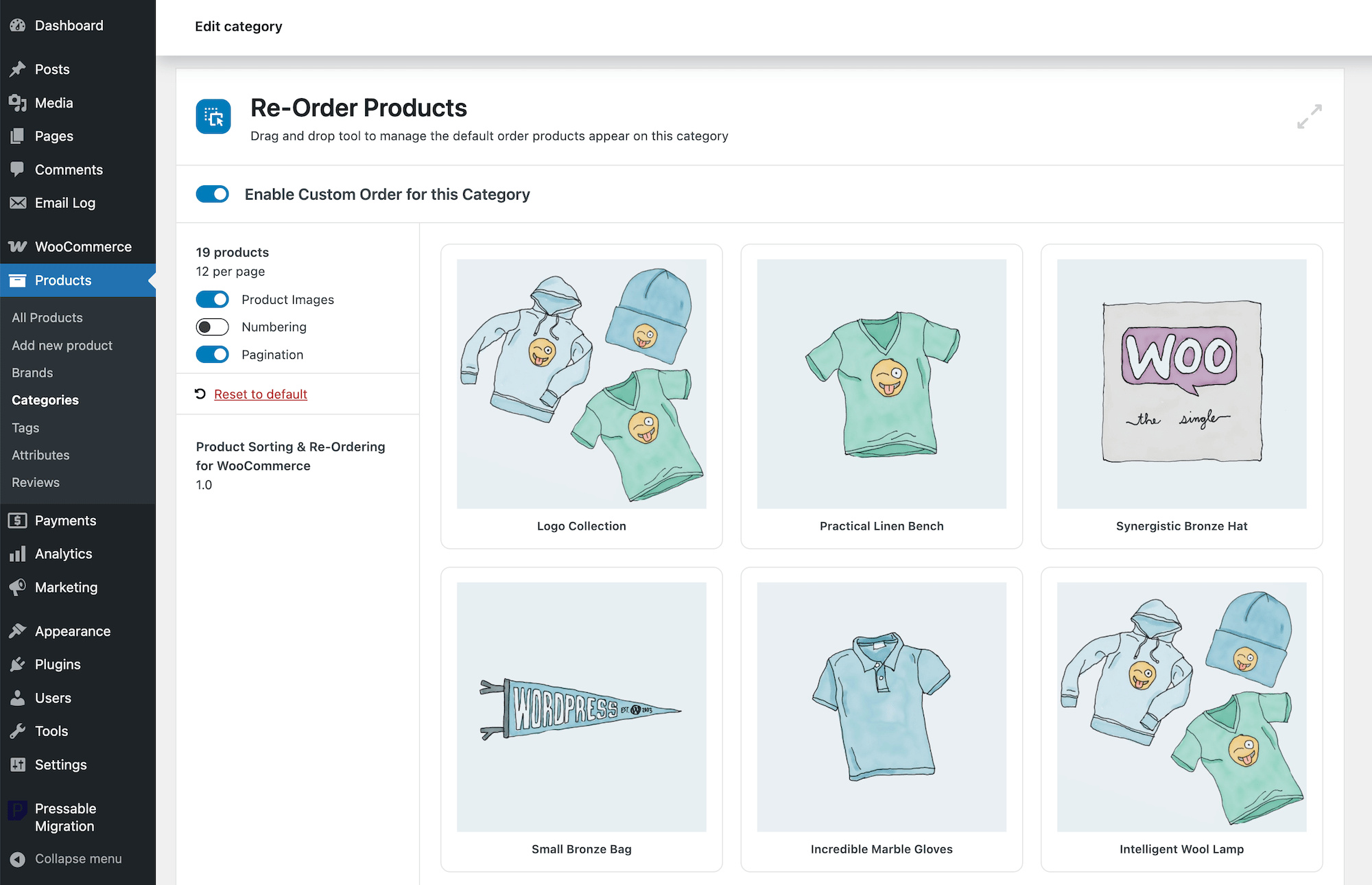 Product Sorting & Re-Ordering for WooCommerce Documentation - WooCommerce