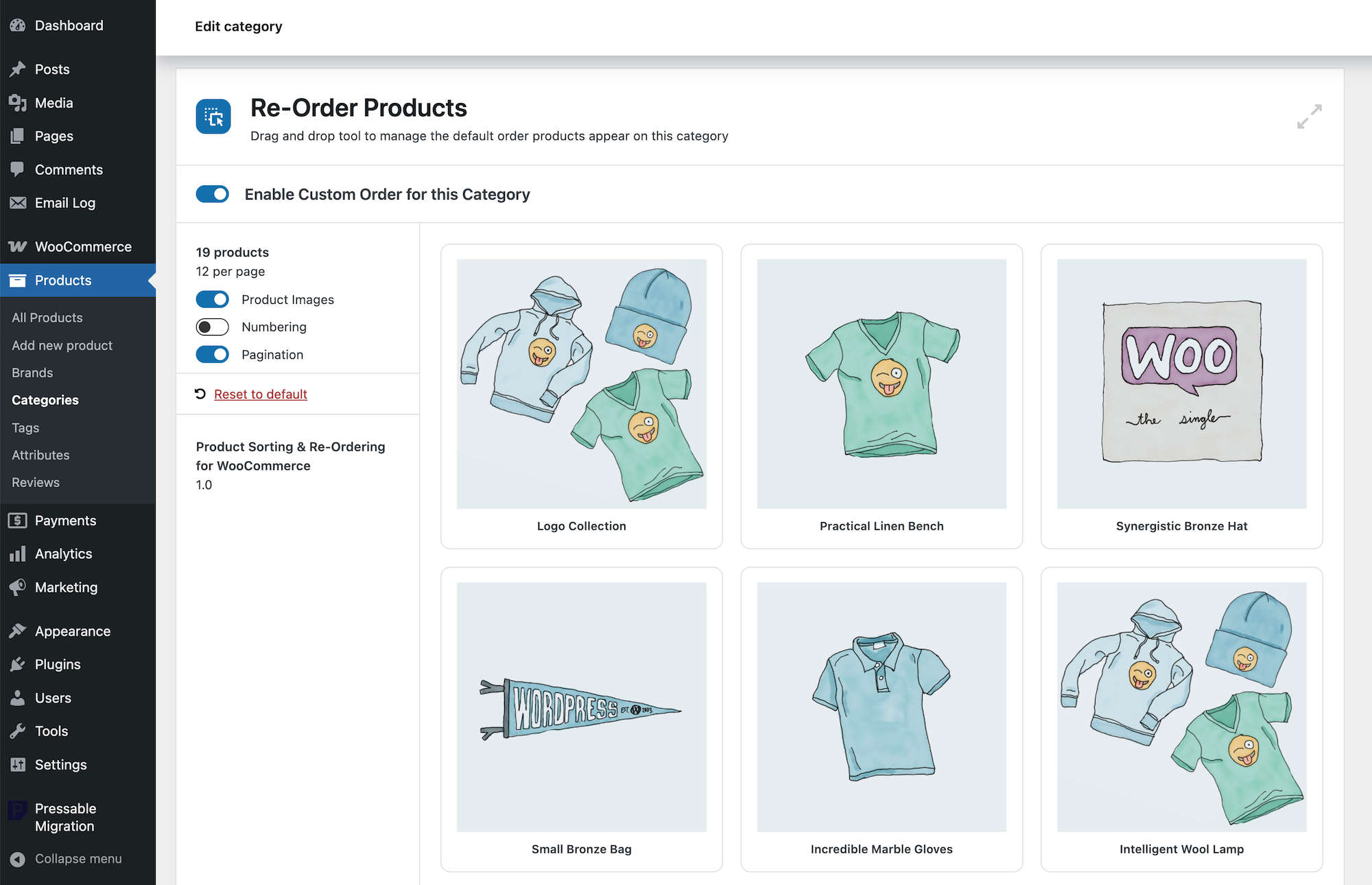 Product Sorting & Re-Ordering for WooCommerce Documentation - WooCommerce