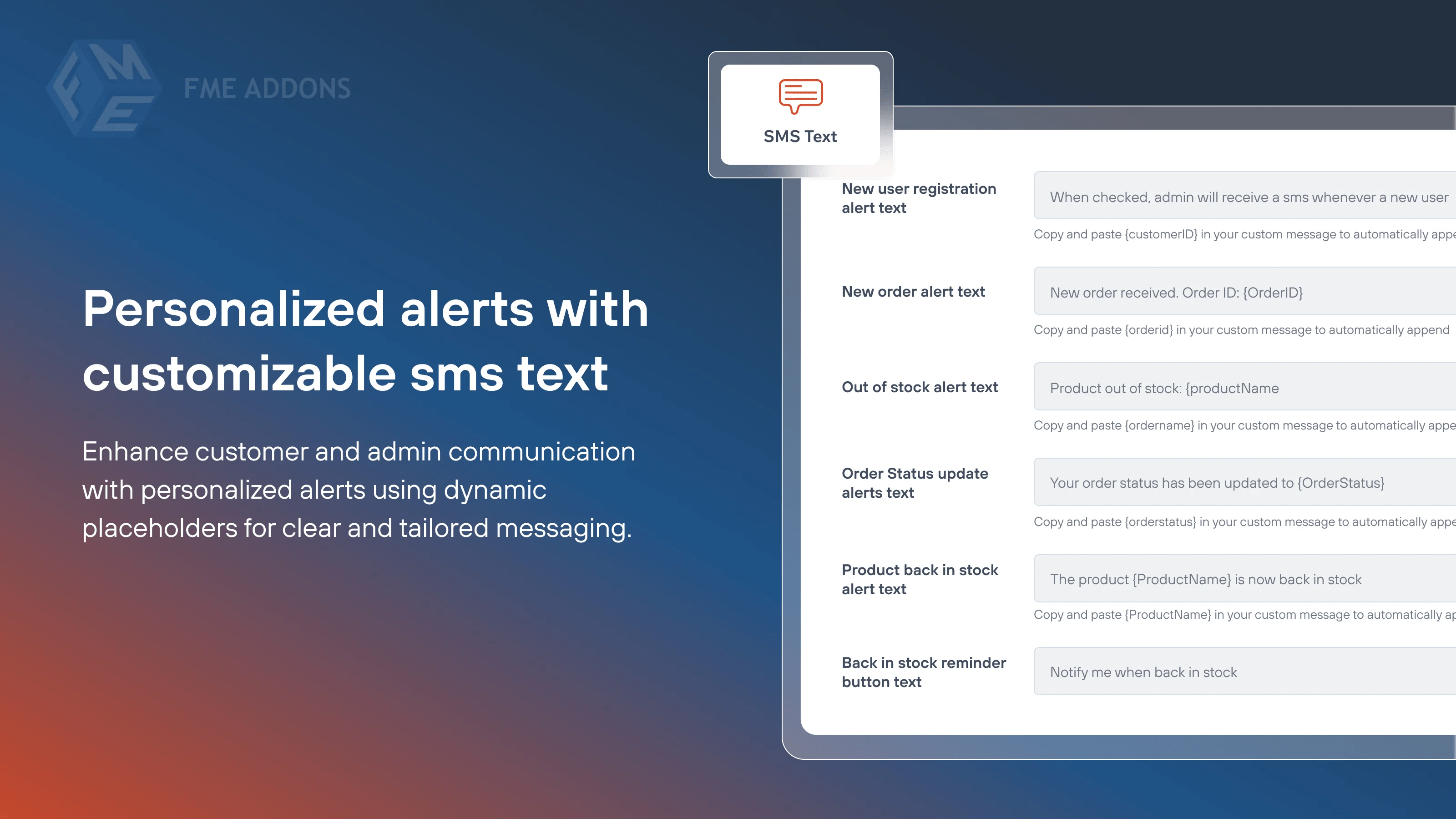 SMS Alert Notifications for WooCommerce
