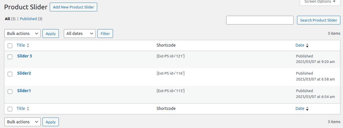 Product Slider and Carousel Documentation - WooCommerce