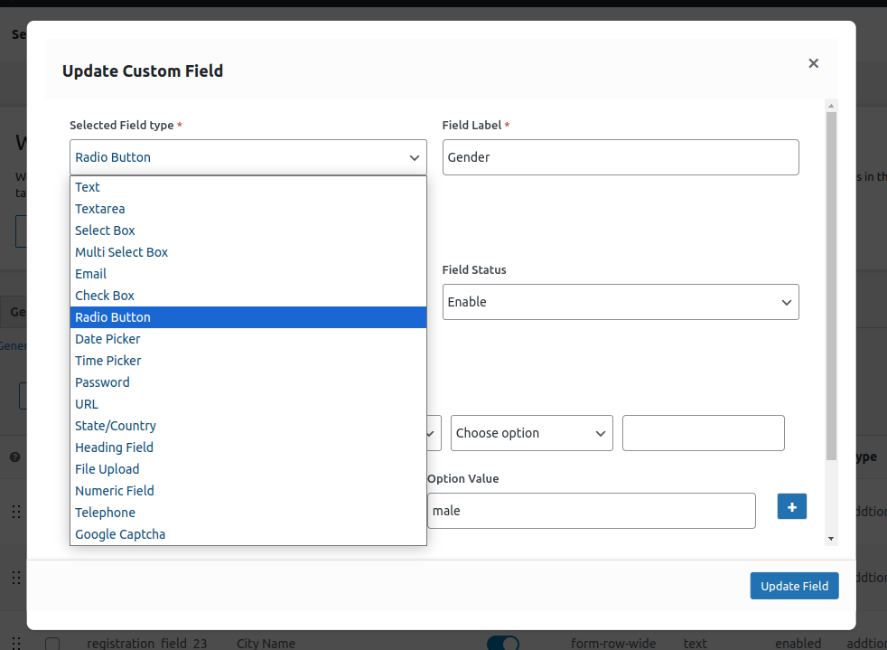 Custom Registration Fields - WooCommerce Marketplace