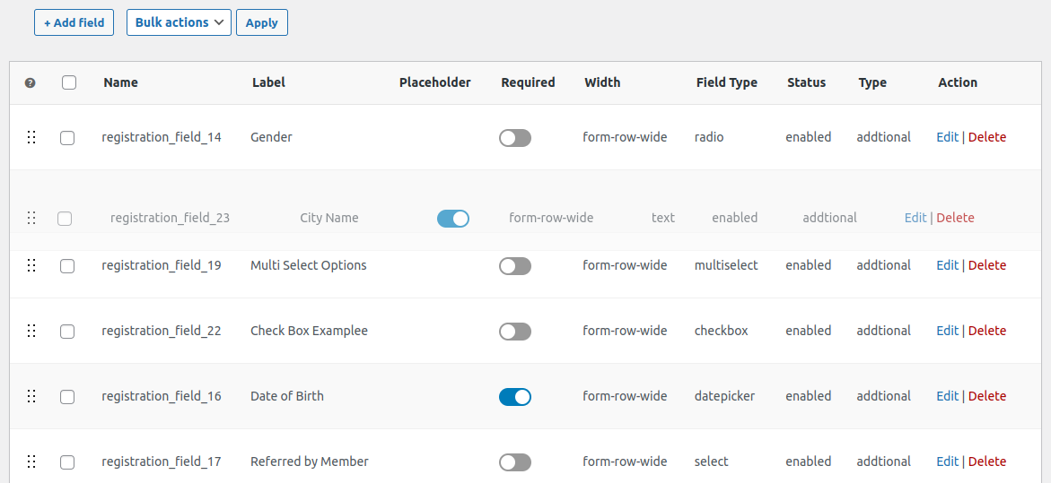 Custom Registration Fields - WooCommerce Marketplace