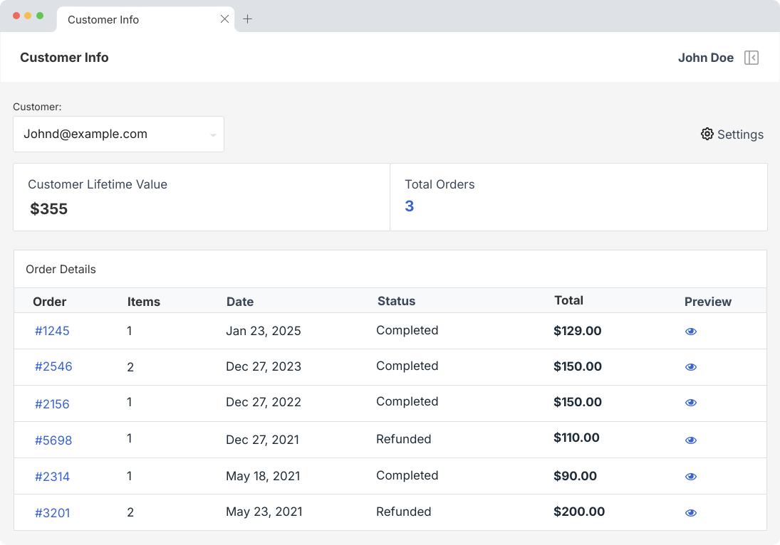 Customer Info - WooCommerce Marketplace