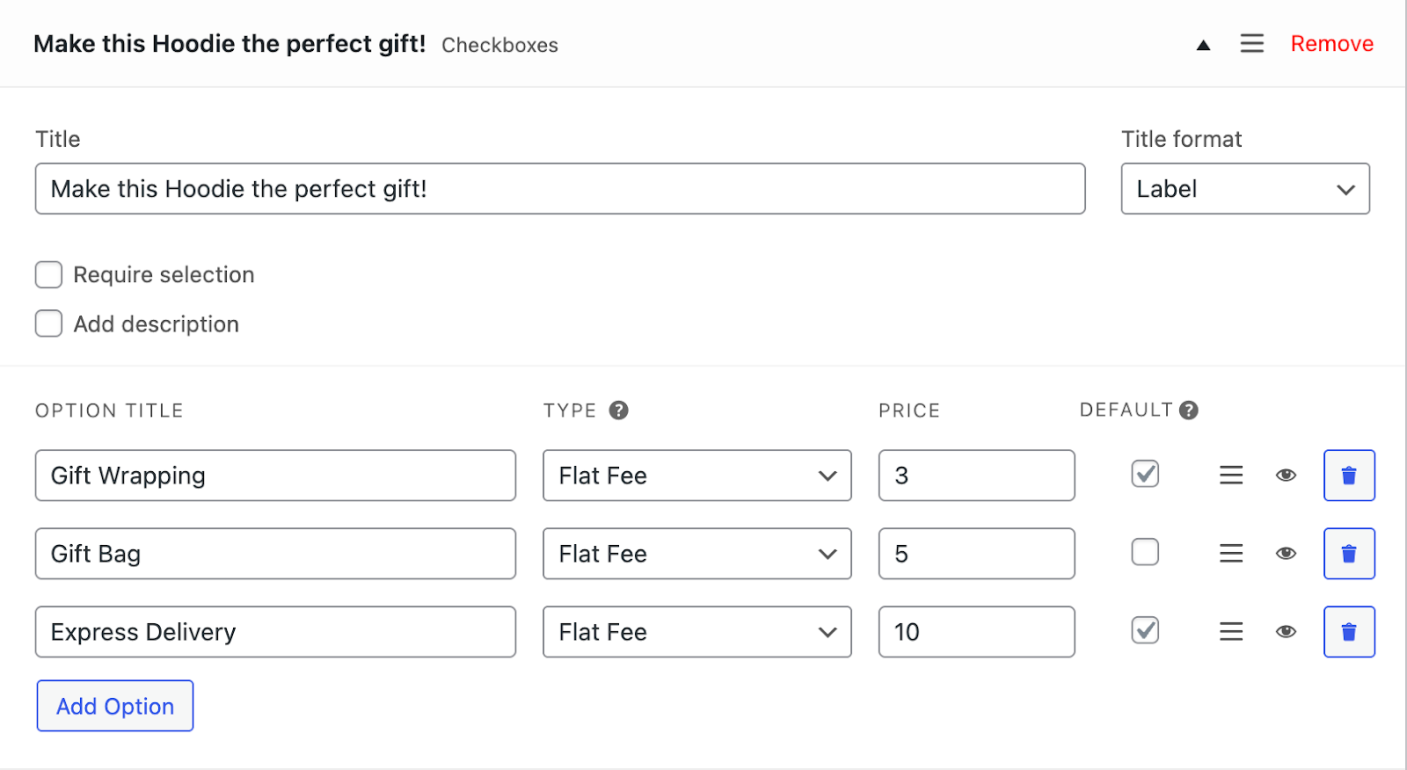 Product Add-Ons Documentation - WooCommerce
