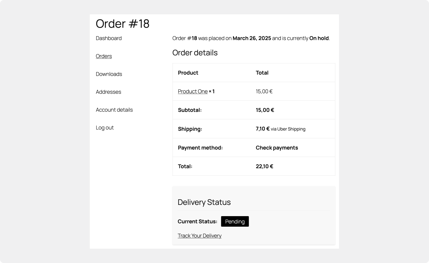 Uber Direct Shipping - WooCommerce Marketplace