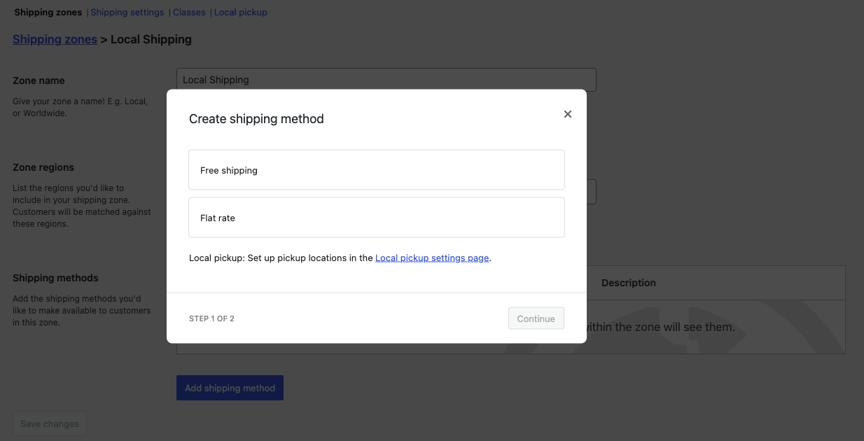 Setting Up Shipping Zones Documentation Woocommerce
