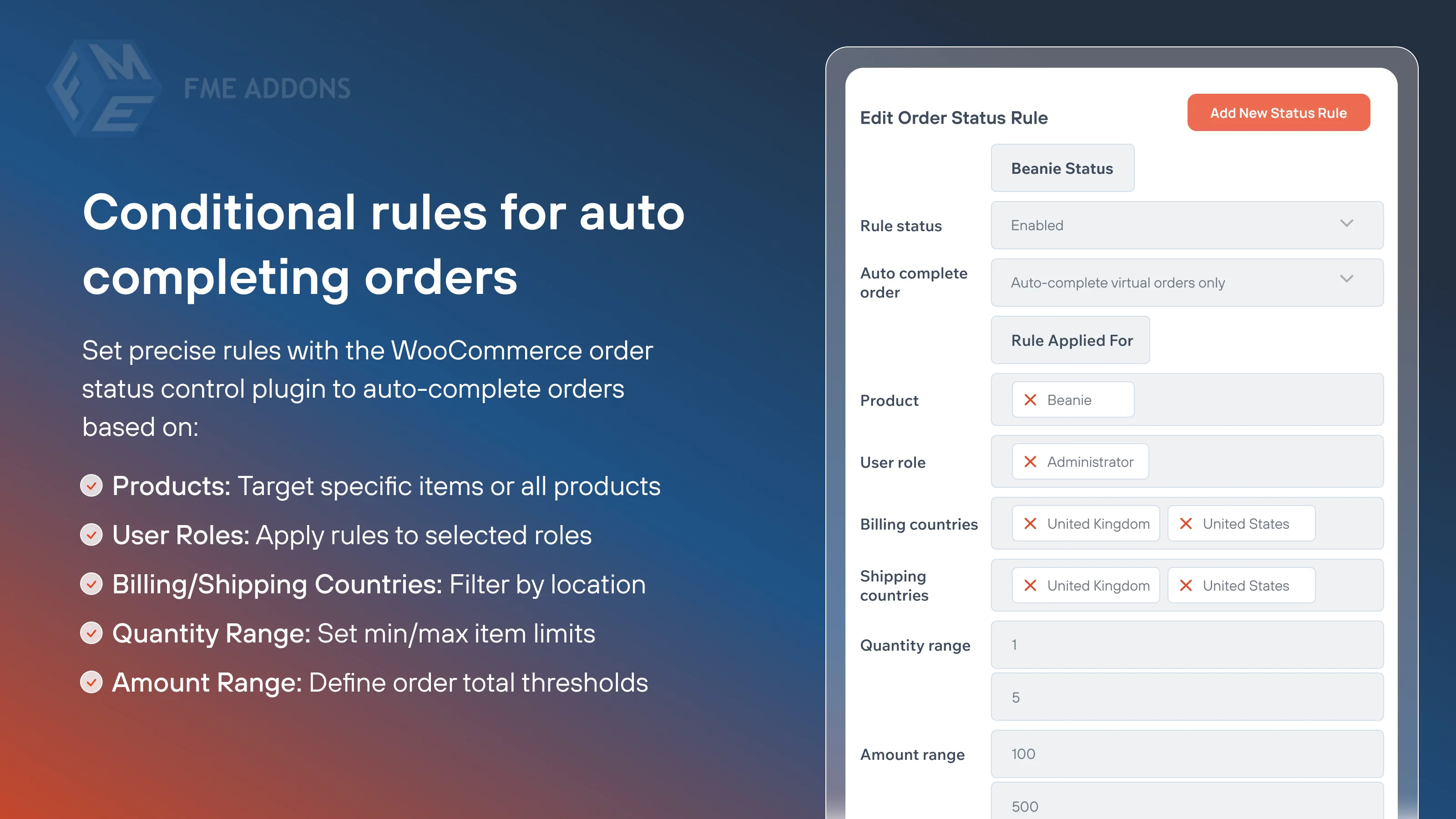 Order Status Control for WooCommerce